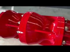 NFPA20 Pompes à incendie à turbine verticale submersible 1000 GPM Pour la lutte contre les incendies
