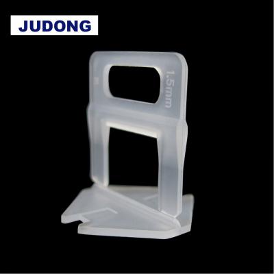 China 100pcs 1.5mm self Tile spacer leveling system clip tile level system for sale