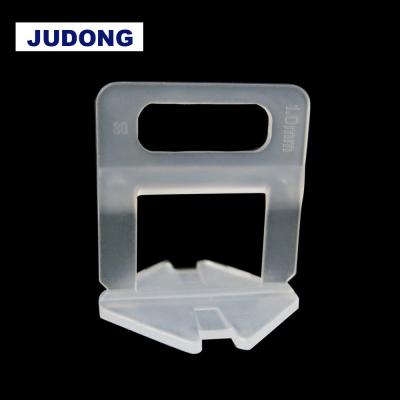 China 100pcs 1 mm tile leveling spacers tile leveling system clips tile leveling clips for sale