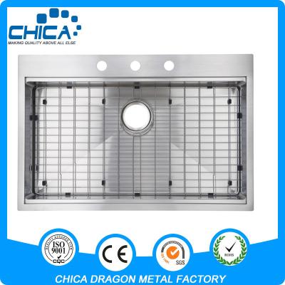 China factory directly supply stainless steel handmade sink with USA popular import style for sale