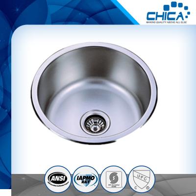 China Basin/Single bowl sink/Round sink/stainless steel kitchen sink for sale