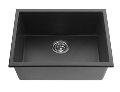China black single bowl under mount composite granite/quartz kitchen sink for sale