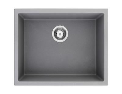 China Under mount single bowl artificial quartz stone /composite granite sink for sale