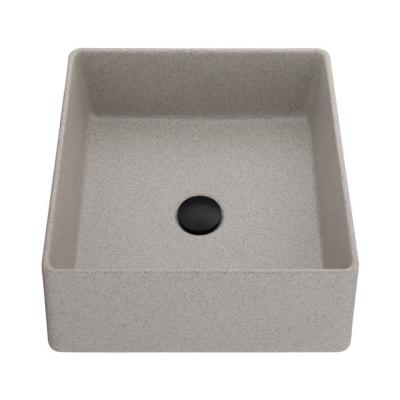 China Above Counter Marble/Quartz Granite Composite Bathroom Vessel Sink for sale