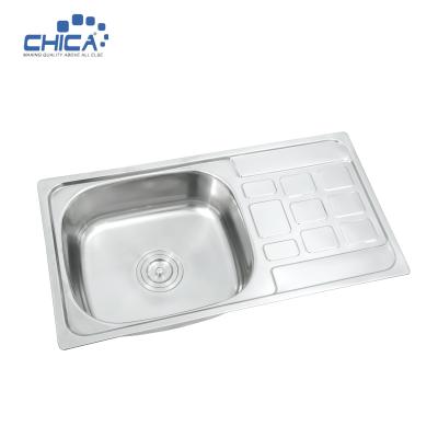 China CH7540B Single Bowl Sink  Stainless Steel Kitchen Sink Press Kitchen Sink for sale