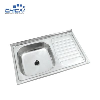 China CH8050C Single Bowl Sink  Press Kitchen Sink Stainless Steel Kitchen Sink for sale