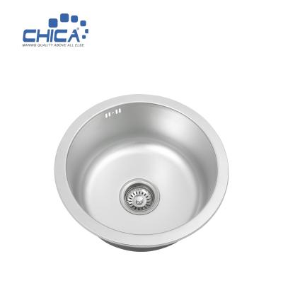 China Single bowl sink Round sink Stainless Steel Kitchen Sink for sale