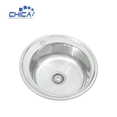 China Topmount Kitchen Sink  Round sink Stainless Steel Kitchen Sink for sale
