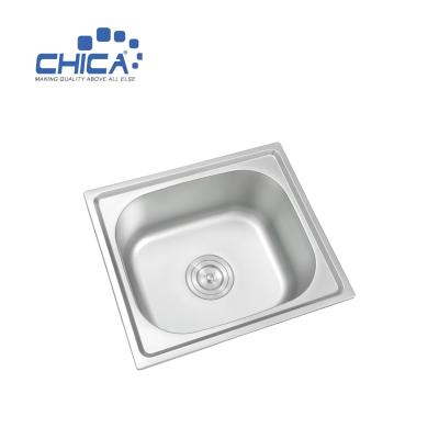 China USU304 Stainless Steel Press Kitchen Sinks Single Bowl Kitchen Sink for sale