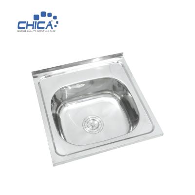 China Single Bowl Kitchen Sink Topmount Kitchen Sink  Stainless Steel Press Kitchen Sinks for sale