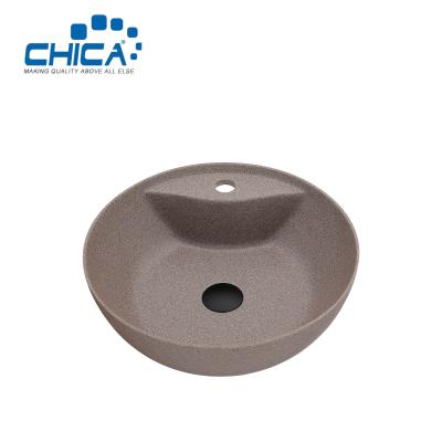 China Granite Composite Kitchen Sink For Hotel Oval Single Bowl Undermount Granite Kitchen Sink For Farmhouse for sale
