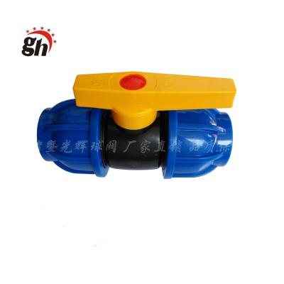 China Pe compression fitting pipe fitting -coupler for sale