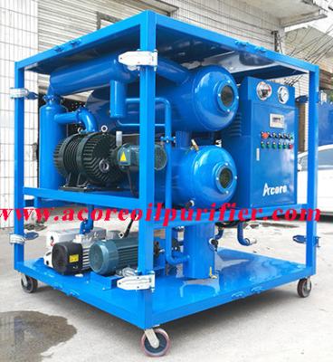 China ACORE Offering 6000L/H Vacuum Transformer Oil Filtration Plant for sale