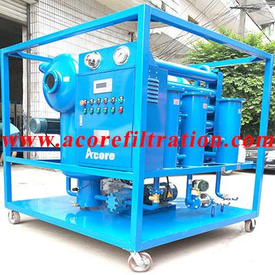 China High Vacuum Transformer Oil Filter Machine Price,Oil Filtering Equipment Factory for sale