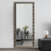 China Rectangular Commercial Full Length Mirror 5mm Shatterproof PS Frame Bathroom Mirror IP44 for sale