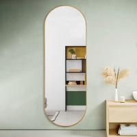 Quality Modern Nordic Arch Shaped Bathroom Mirror , Full Length Wall Hanging Bathroom for sale