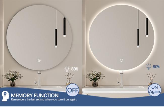 Mirror lighting demonstration