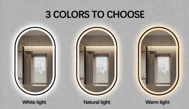 LED Illuminated Arch Bathroom Mirror product view