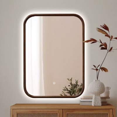 China Antique Bathroom Mirror With LED Light ,  IP44 Luxury Illuminated Bathroom Mirrors for sale