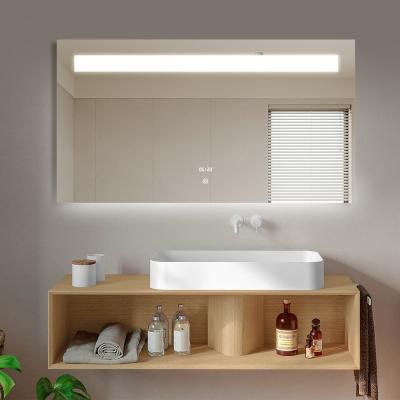 China Vanity Dimmable LED Bathroom Mirror , Lighted Wall Mounted Mirrors For Bathrooms for sale