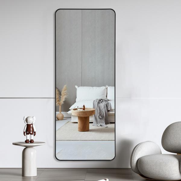 Quality Aluminum Frame Retangular Full Length Dressing Mirror Explosion Proof Rectangula for sale