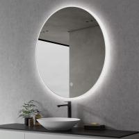 Quality Wall Mounted Circular LED Bathroom Mirror IP44 With Acrylic Frame for sale