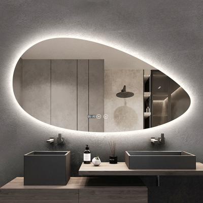 China Premium Luxury LED Bathroom Mirrors IP44 Water Resistant Touch Light Bathroom Mirror for sale