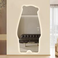 Quality Full Length Frameless Contemporary Bathroom Mirrors Polished Edge for sale