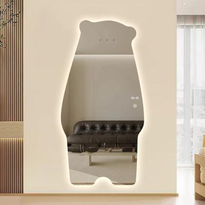 China Full Length Frameless Contemporary Bathroom Mirrors Polished Edge for sale