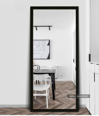 China PS Frame Farmhouse Style Floor Mirror Full Length Decorative Mirror Rectangle for sale