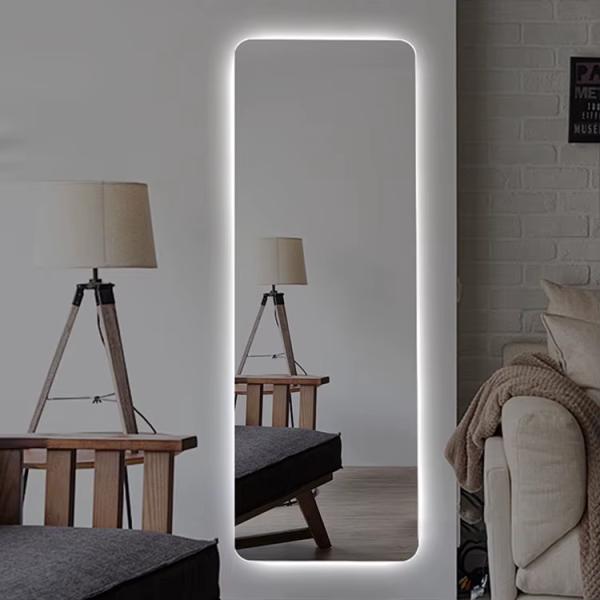 Quality xplosion Proof Frameless Backlit Bathroom Mirror Full Length Rectangle LED for sale