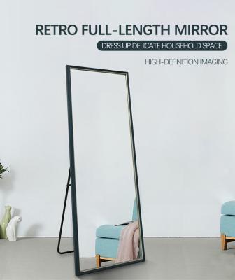 China Rectangular Bathroom Vanity Mirrors , Luxury Baroque Style Wall Mirror Without Light for sale