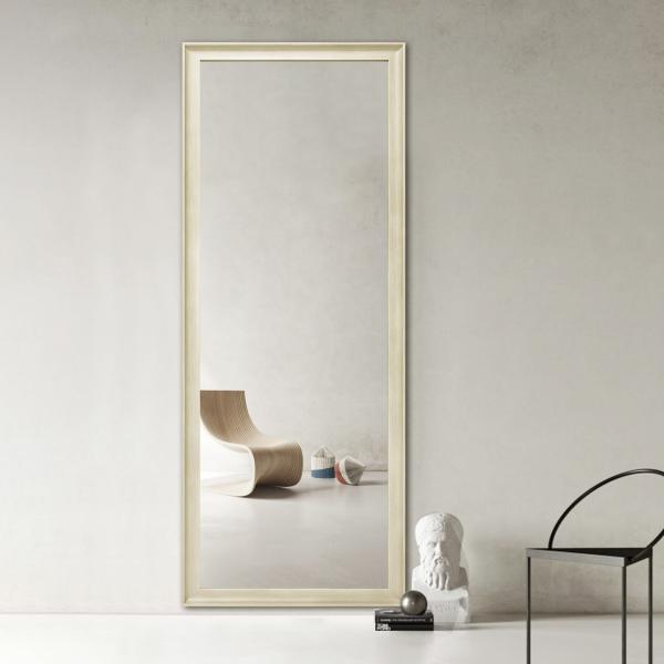 Quality Slim Profile Full Length Contemporary Standing Mirror For Bedroom Corner for sale