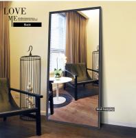 China New Zealand Pine Solid Wood Rectangular Mirror Without Light Full Length for sale