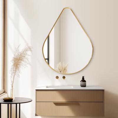 China Arch Shape Metal Frame Wall Mirror Without Light , Decorative Full Length Wall Mirror for sale