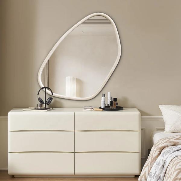 Quality Household Waterproof Irregular Shaped LED Mirror IP44 Customized for sale