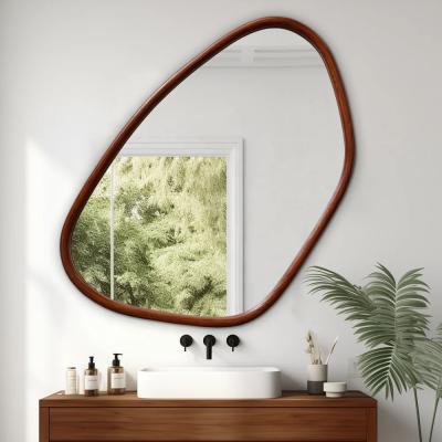 China Household Waterproof Irregular Shaped LED Mirror IP44 Customized for sale