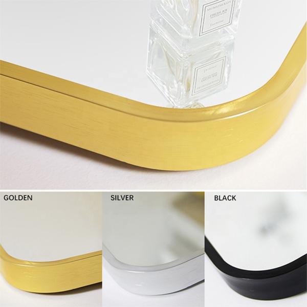 Quality IP44 IP66 Rectangle Bathroom Mirror Smart Defogger LED Mirror With Aluminum for sale
