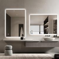Quality Acrylic Frame Smart Touch LED Demister Mirror , Bathroom Mirror With Lights And for sale