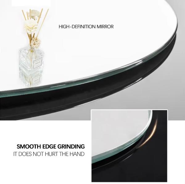 Quality Classic Elliptical Oval Frameless Wall Bathroom Mirror With Polished Pencil Edge for sale