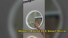 Round led mirror