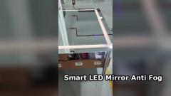 Luxury LED Bathroom Mirror with Anti Fog and Smart Touch