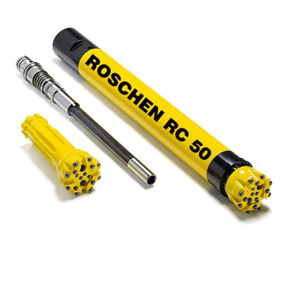 China Gold Mining Reverse Circulation Hammer RE542 RE543 RE545 RC Hammer Lightweight Bit for sale