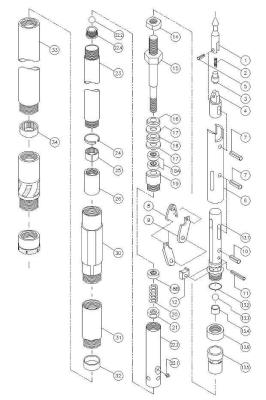 Cina Profondità convenzionale di carotaggio del diamante fino a 550 metri che perforano il centro solido delle rocce in vendita