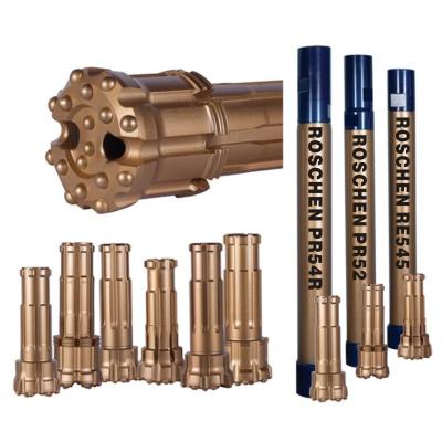 Cina Re542 Re543 Re545 Re547 Re040 Re531 Pr 52 Pr54 Punte per martelli RC (Reverse Circulation) Sandvik in vendita