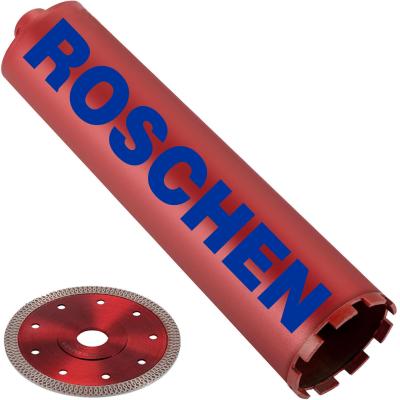 China 1" - 6" Diamond Core Bit Set with Industry Standard 1 1/4" Thread for Wet Coring in Concrete for sale