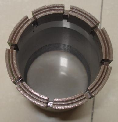 China Impregnated Small Core Bore Bits , Diamond Core Drilling Bits T2 - 56 mm for sale