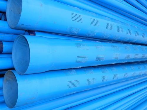 Water Well Casing PVC U Wall Pipe / Water Filter Screen Pipe System Specification
