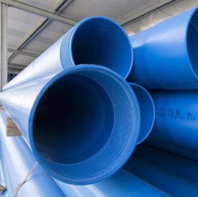 China Water Well Casing PVC U Wall Pipe / Water Filter Screen Pipe System Specification for sale