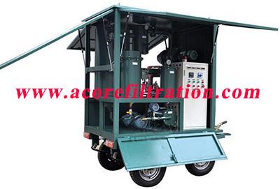 China MTP Mobile Trailer Type High Vacuum Transformer Oil Purification Systems for sale
